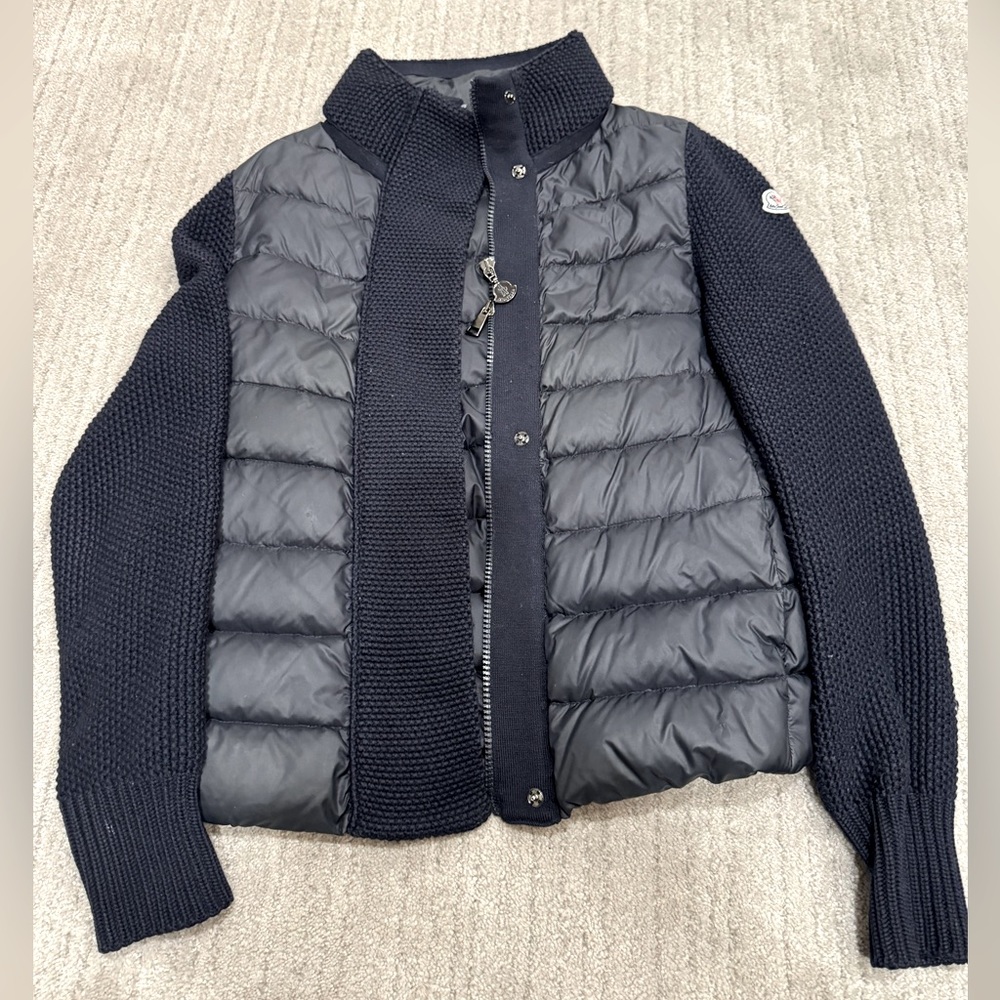 Moncler Classic Tricot Jacket Navy - Gem